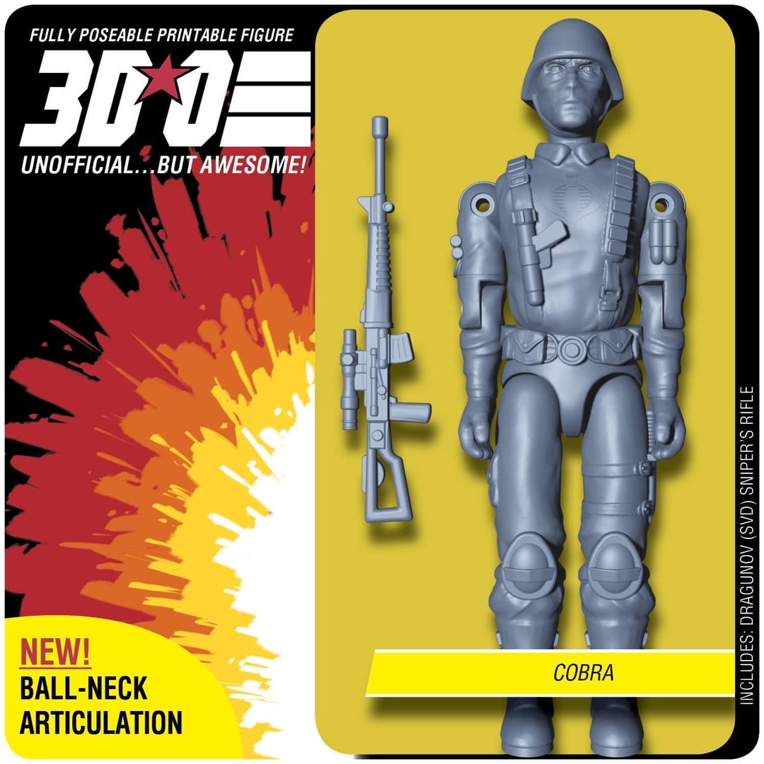 Cobra Soldier G.i.joe Style Action Figure O-ring Kit - Etsy