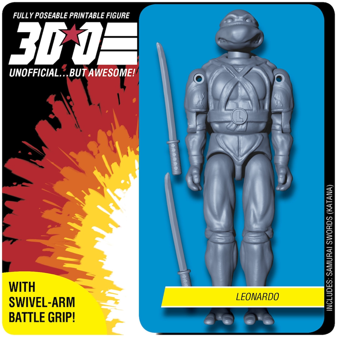 TMNT Leonardo G.I. Joe Style Action Figure O-ring Kit - Etsy