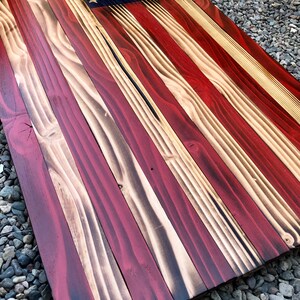 Rustic American Wood Flag - Etsy