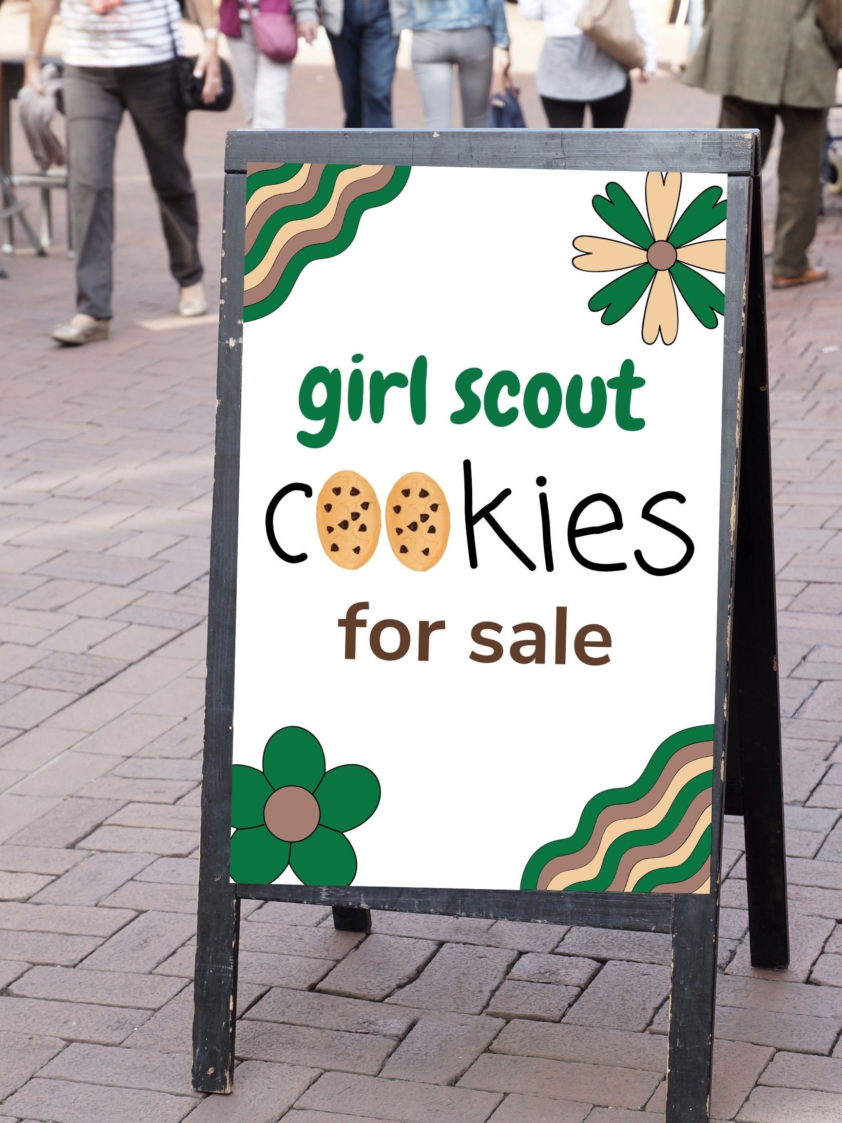 Girl Scout Cookie Signgirl Scoutdigital Print Artprintable Poster ...