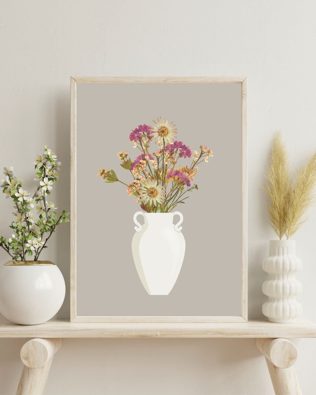 Floral Print Art - Digital Download Wall Decor|printable Flower Art ...