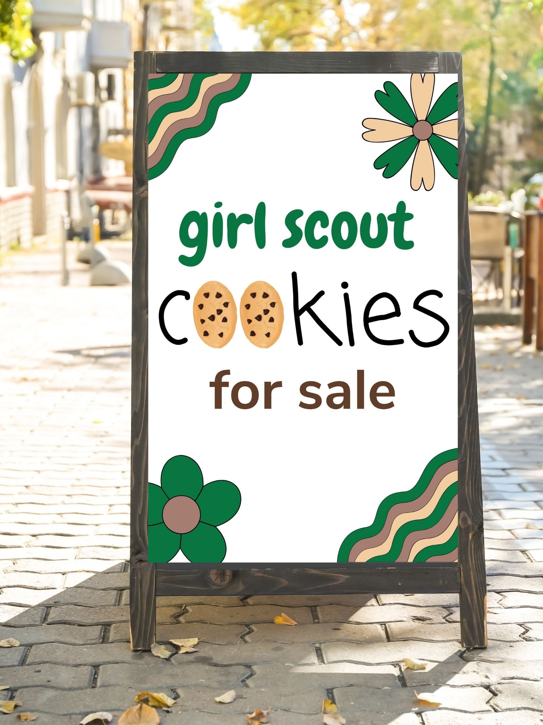 Girl Scout Cookie Signgirl Scoutdigital Print Artprintable Poster ...