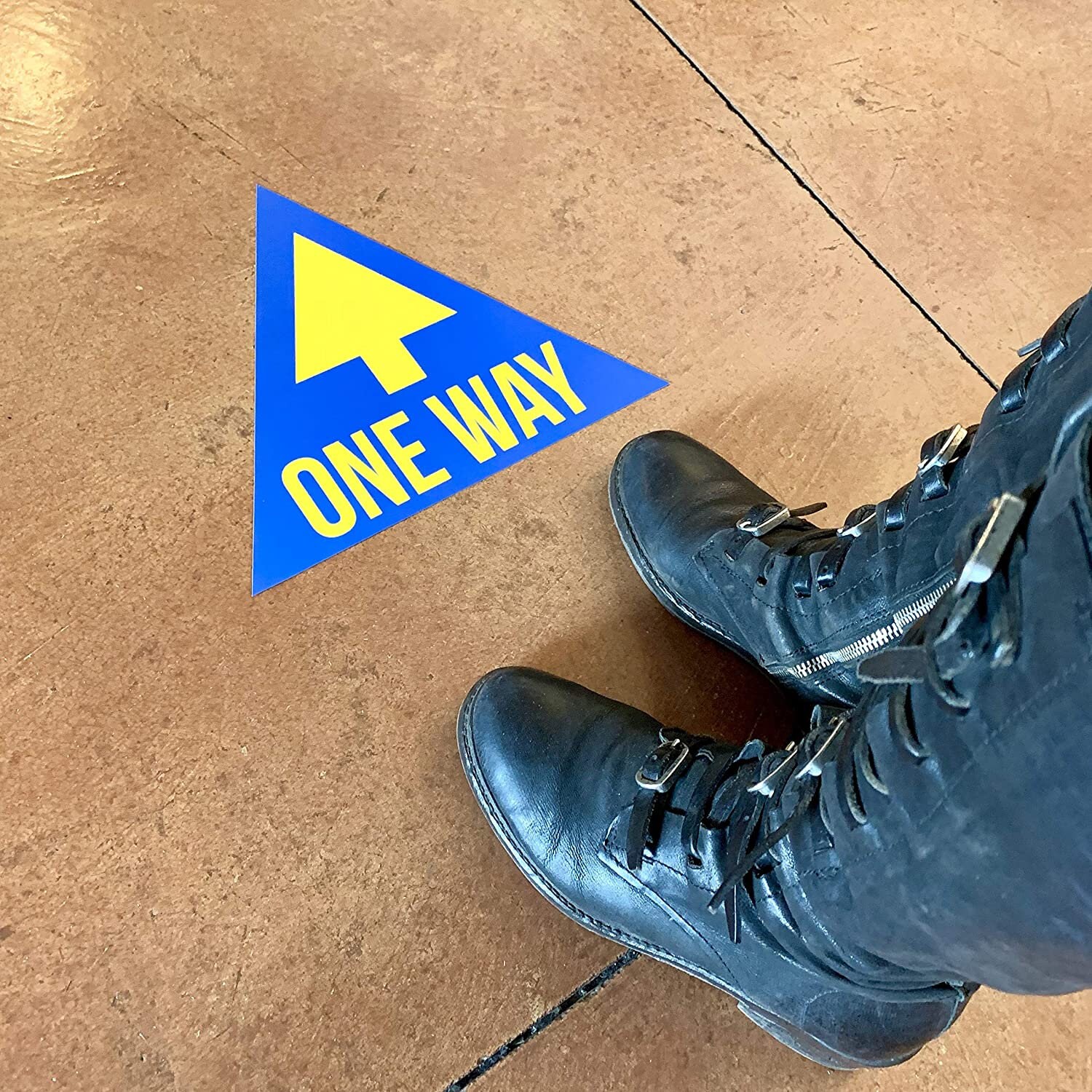 K&Y Physical Distancing Traffic Flow Stickers One Way | Etsy