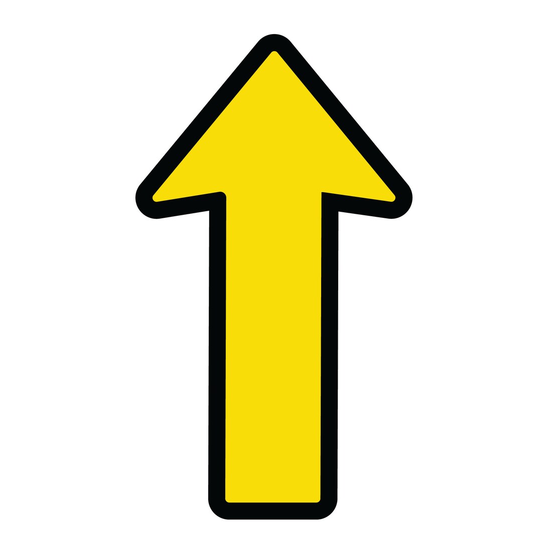 K&Y Social Distancing Traffic Flow Arrow Stickers UL 410 Tested,one Way ...