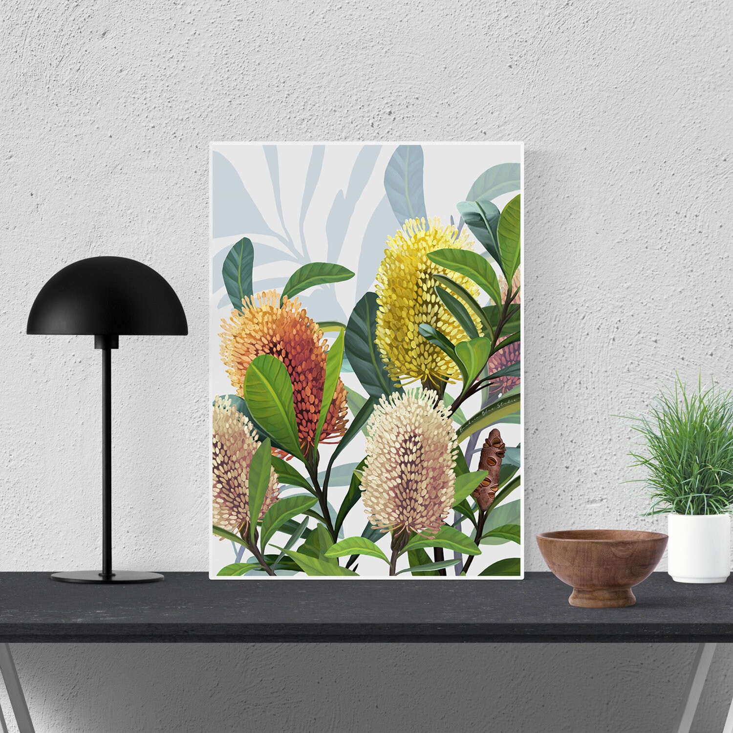 Australian Banksia Art Print: Digital Download of Native Floral ...