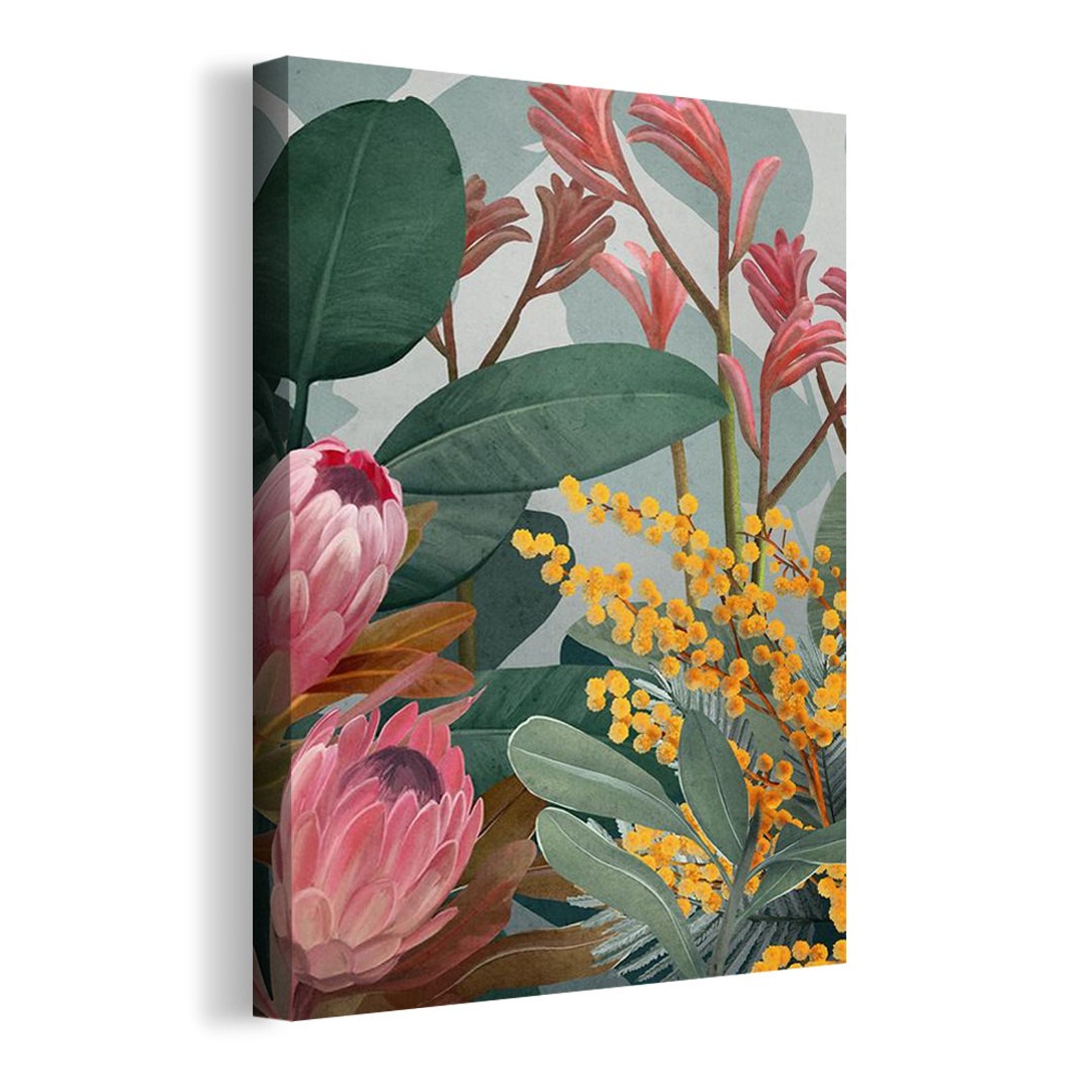 Botanical Wall Art Printcanvas Australian Bush Original | Etsy