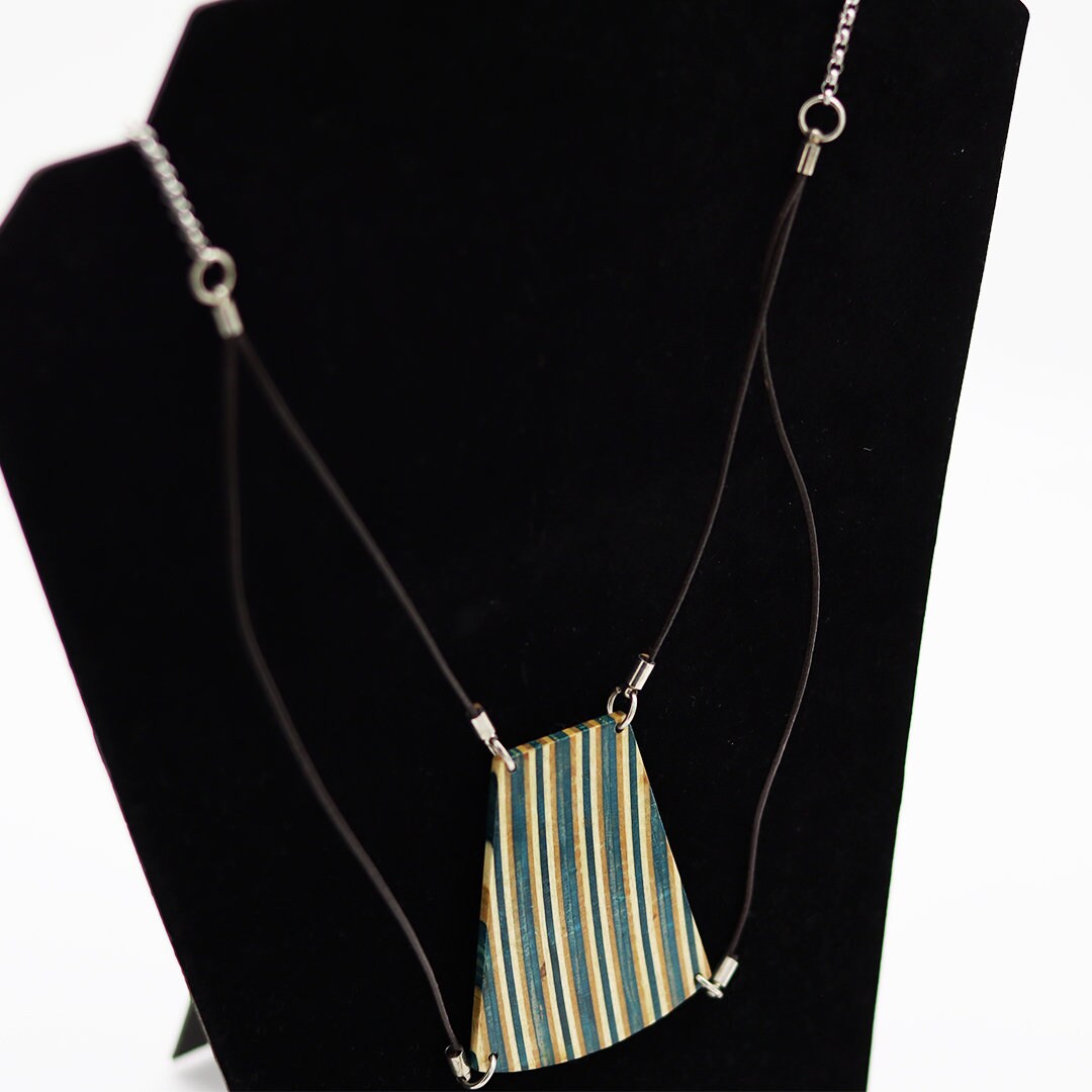 Recycled Skateboards Necklace, Chain, Fancy Necklace, Stainless Steel ...