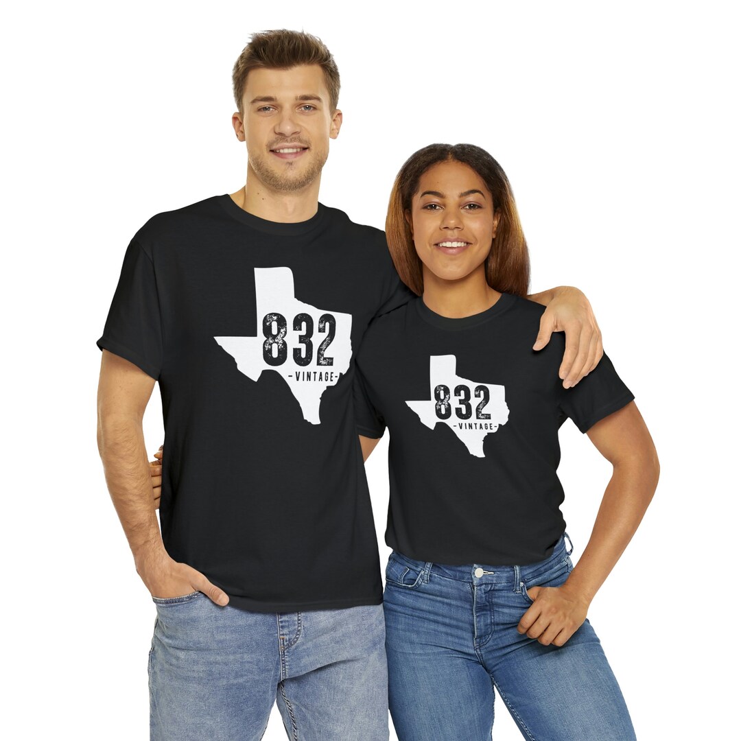 Texas Area Code 832 Shirt (8 Colors) - Etsy