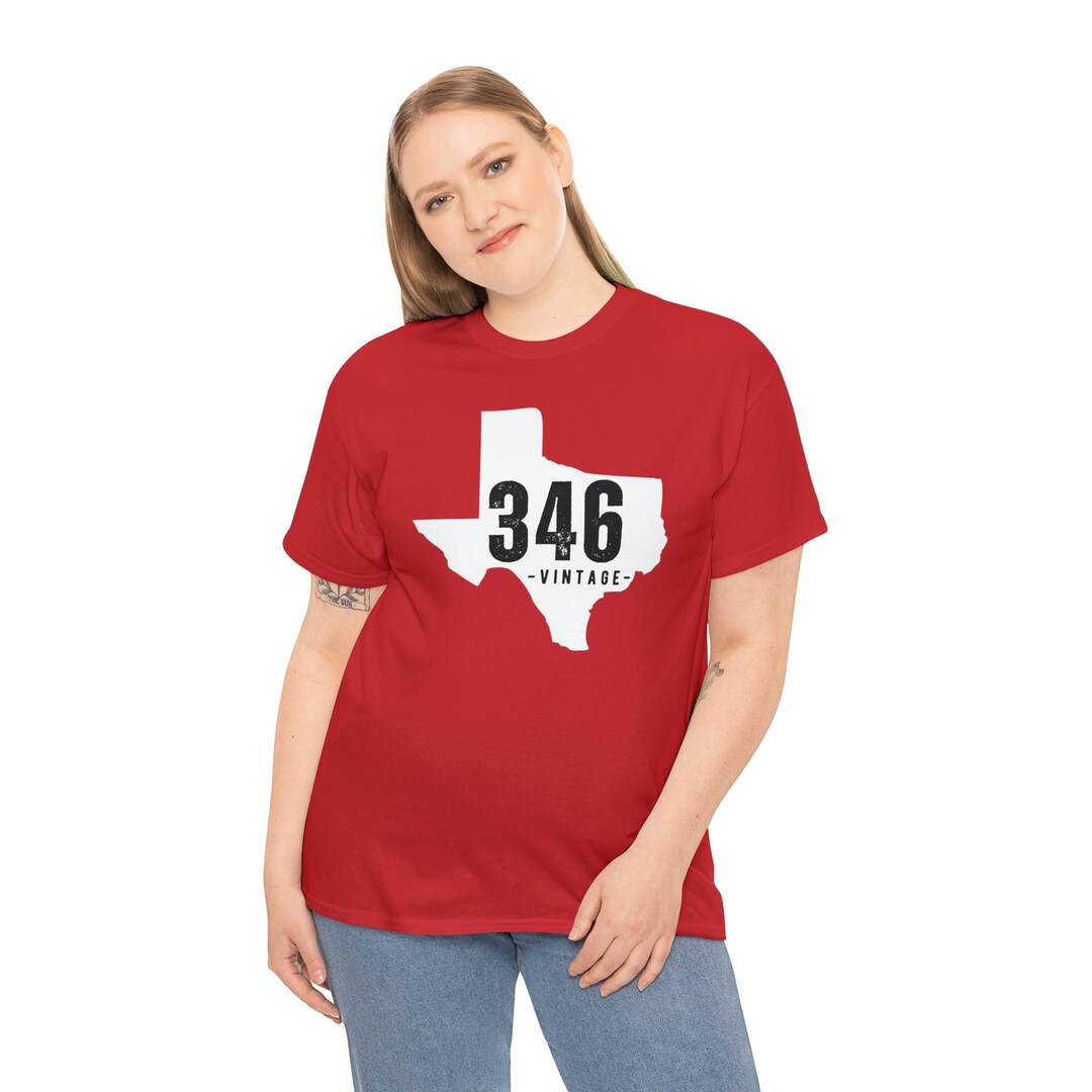 Texas Area Code 346 Shirt (8 Colors) - Etsy