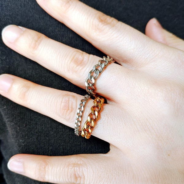 Chain Ring - Etsy