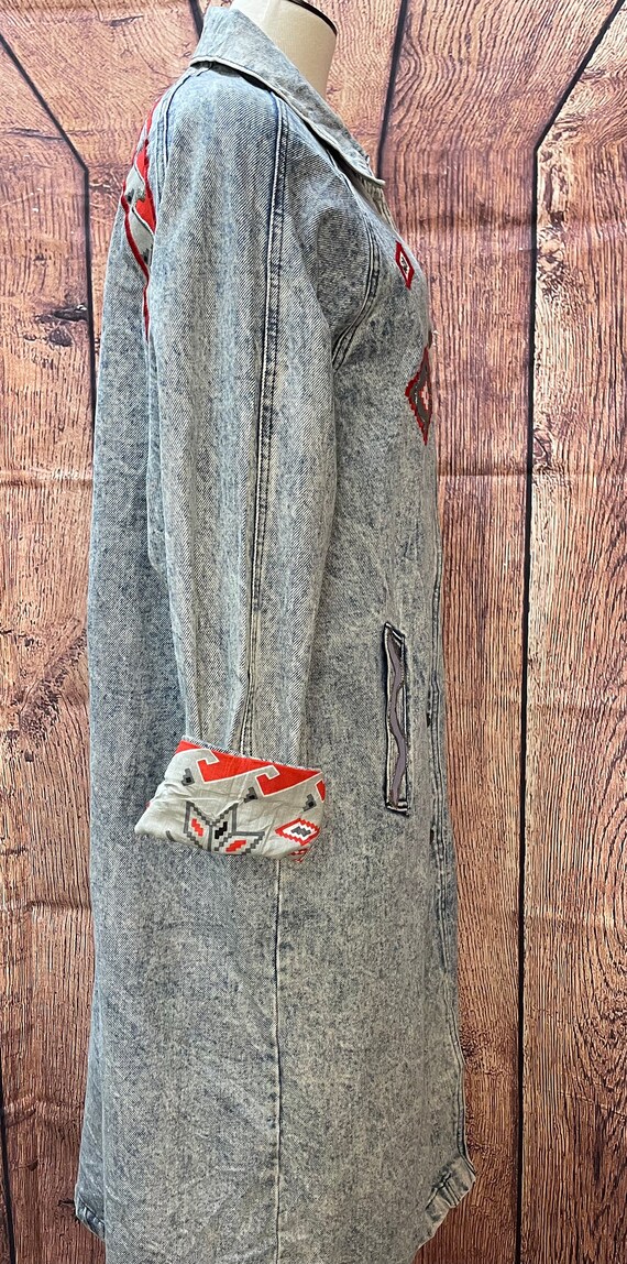 1980’s Vintage Sundance Southwest Acid Wash denim Ove… - Gem