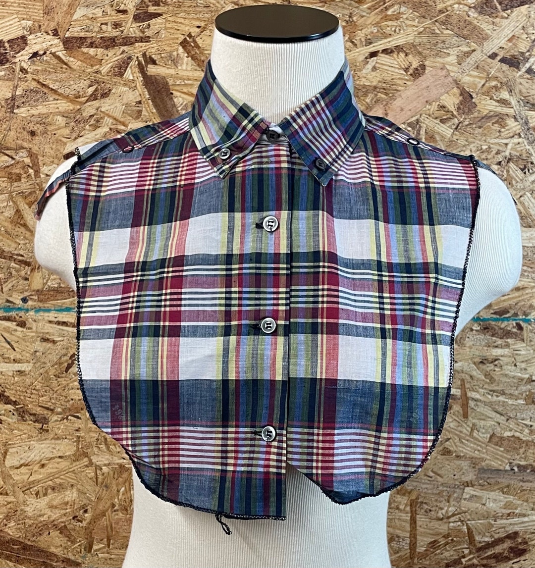 1960s India Madras Hand Woven Plaid Dickey Ladies XS / S / M - Etsy