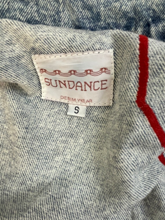 1980’s Vintage Sundance Southwest Acid Wash denim Ove… - Gem