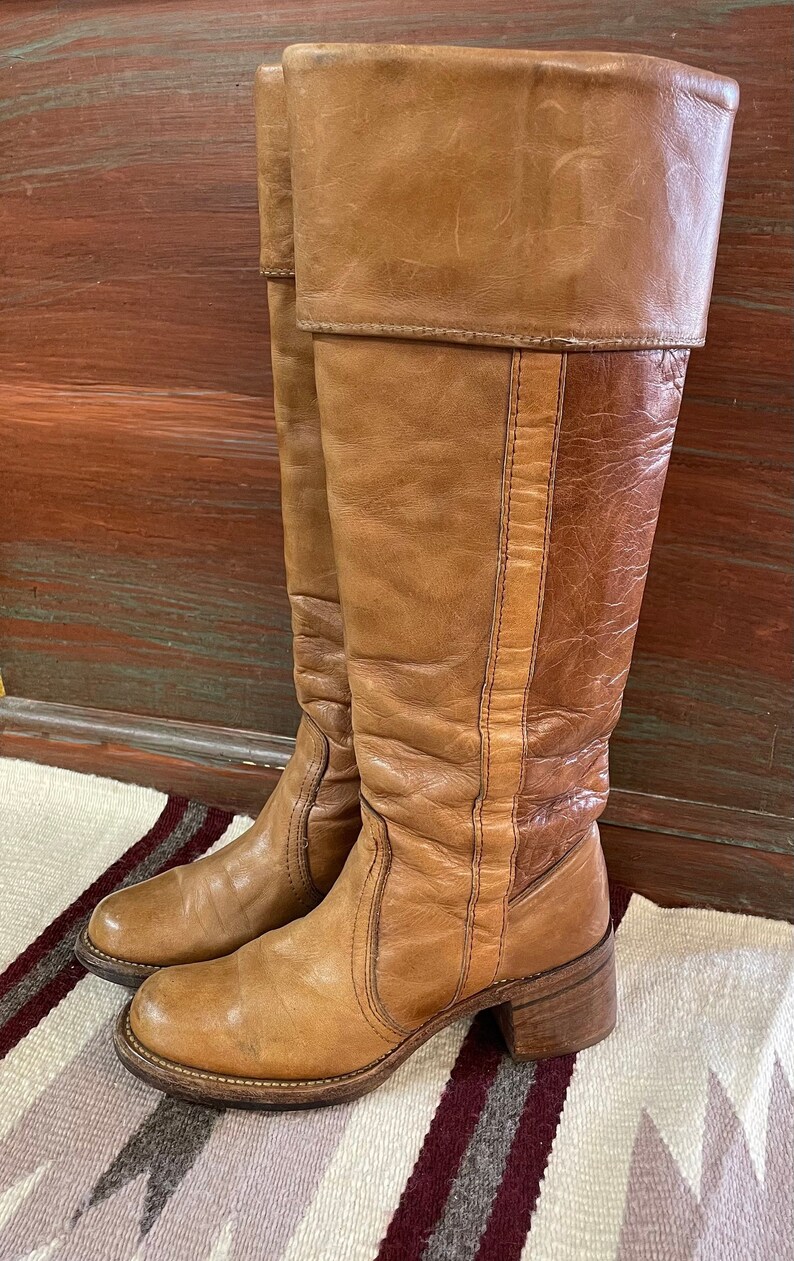 1970s Ladies Vintage FRYE Black Label Made in USA Distressed | Etsy