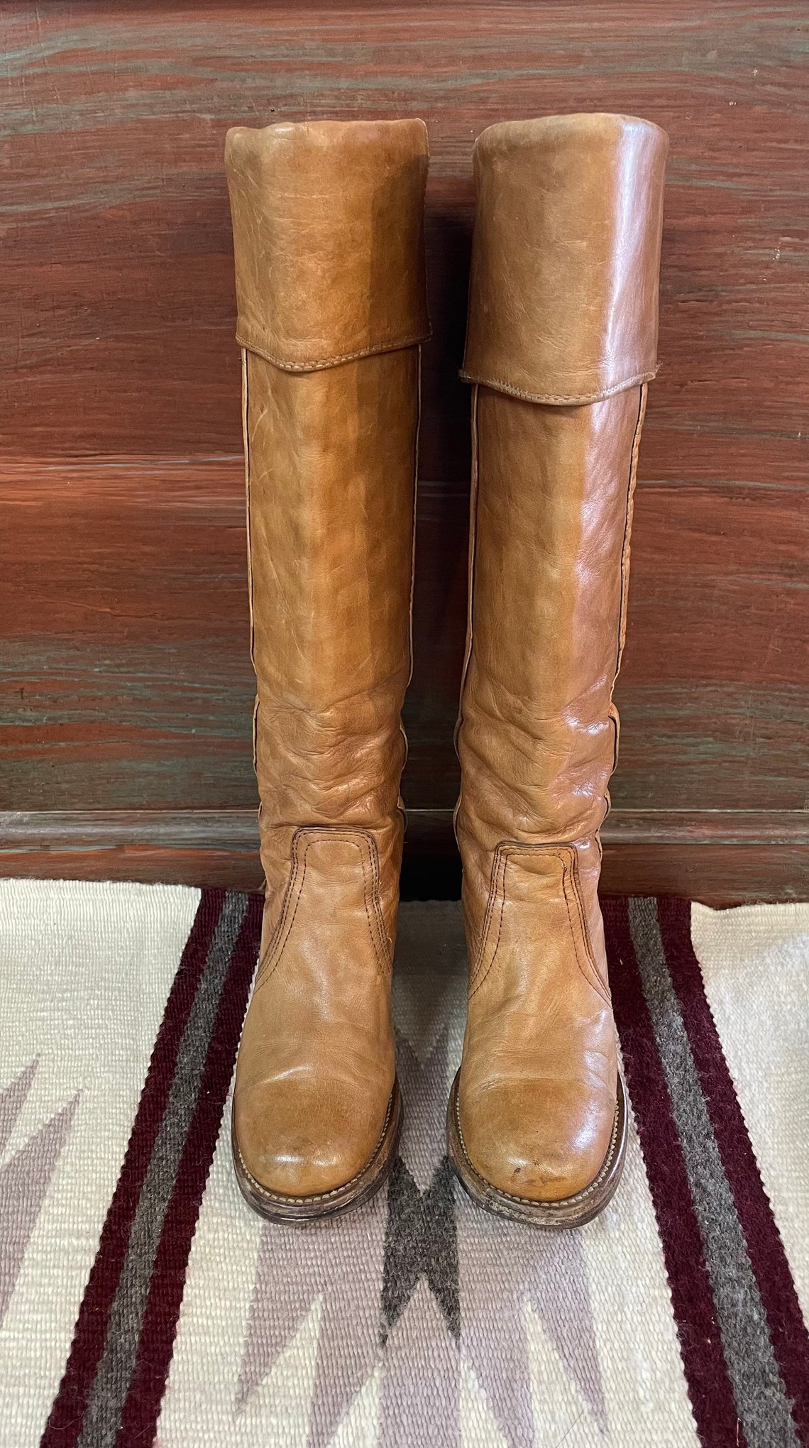 1970s Ladies Vintage FRYE Black Label Made in USA Distressed - Etsy