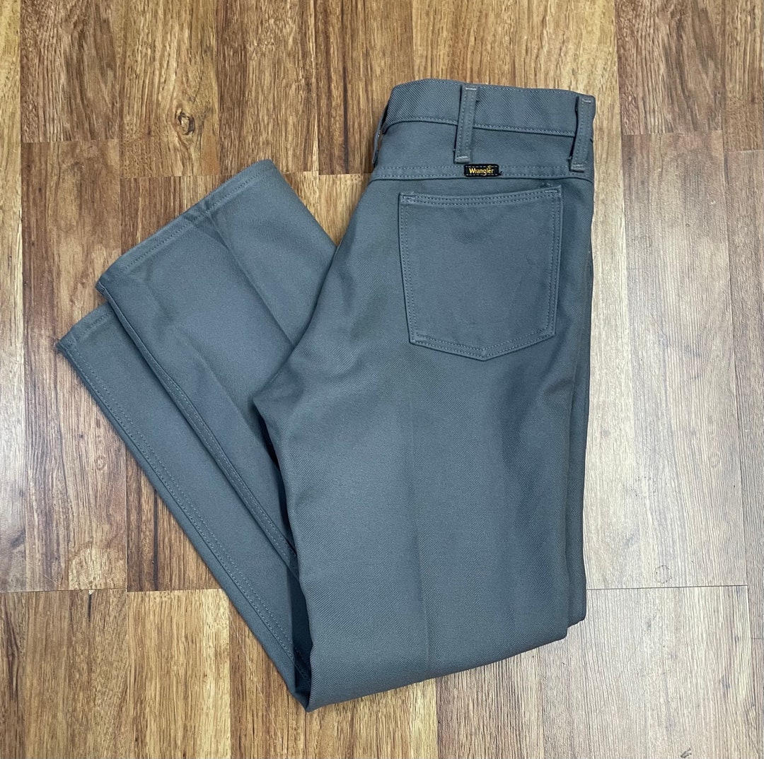 Made in USA Polyester Wrangler Boot Cut Pants Size 33 X 30 - Etsy