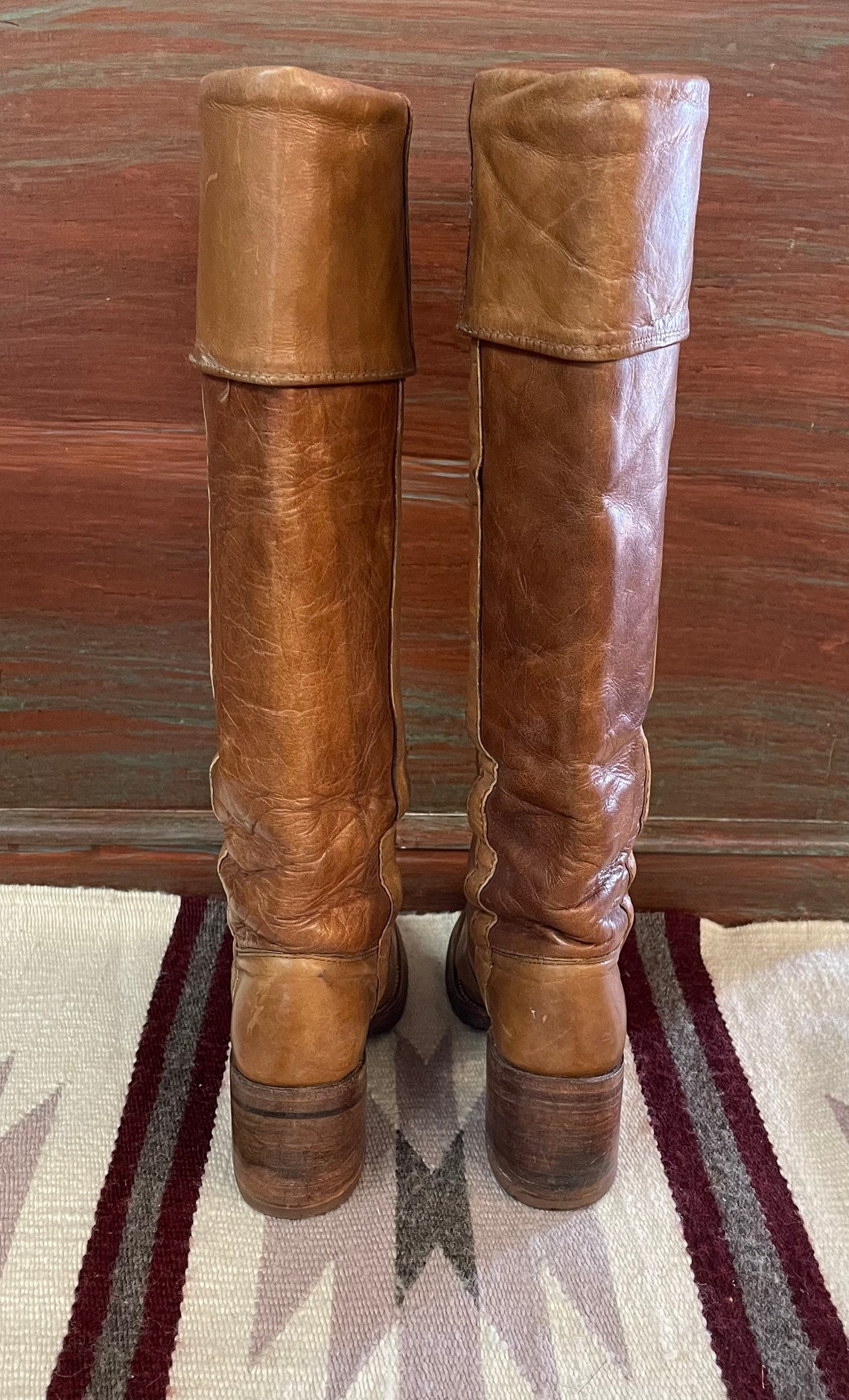 1970s Ladies Vintage FRYE Black Label Made in USA Distressed - Etsy