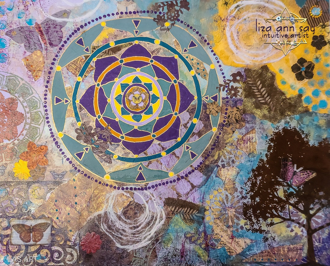 Grounded in Nature - Mixed Media Print - Etsy