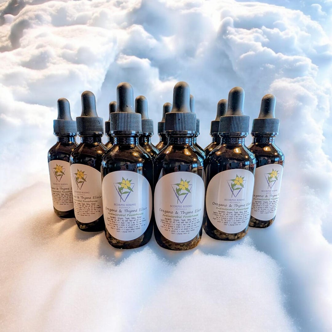 Oregano & Thyme Elixir - Etsy