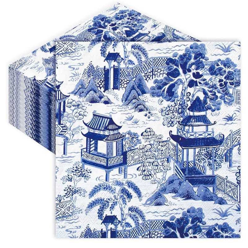 Blue Willow Paper - Etsy