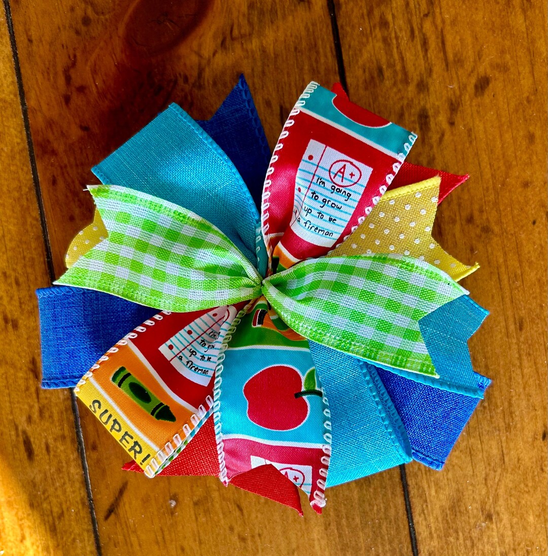 Teacher Door Hanger Teacher Sign Bow Package Bow Small Decor Bow Small ...