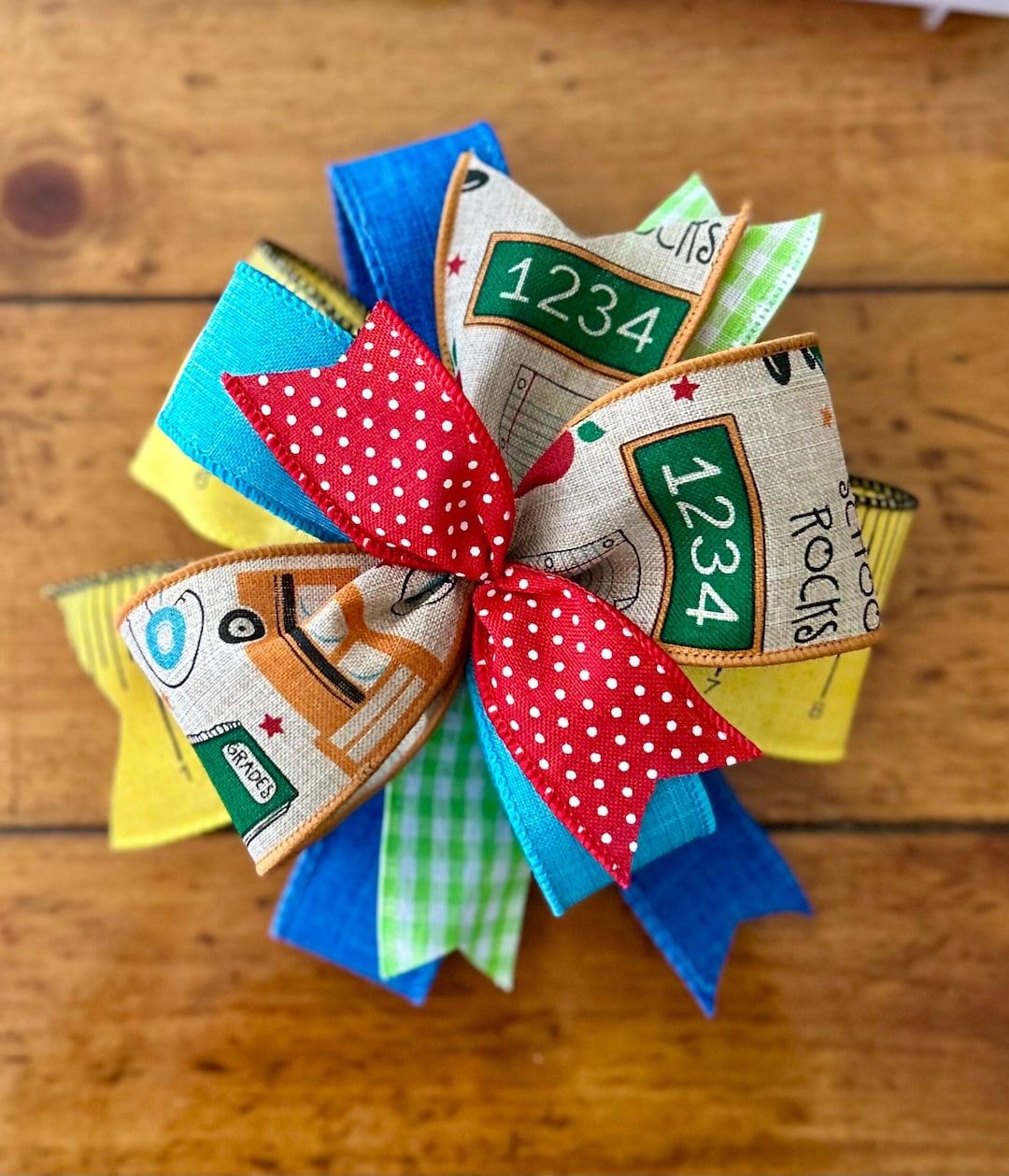 Teacher Door Hanger Teacher Sign Bow Package Bow Small Decor Bow Small ...