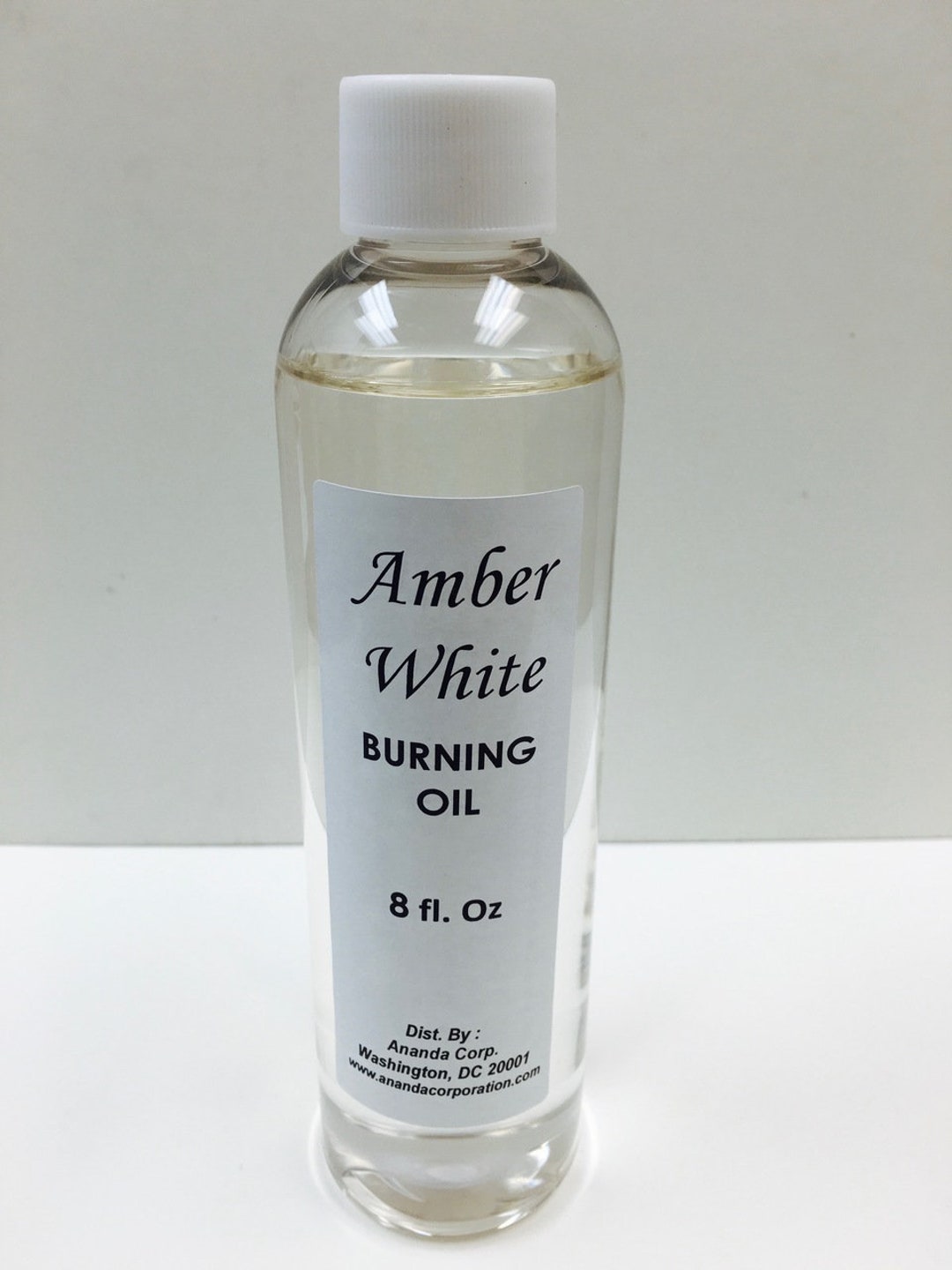 AMBER WHITE, 8 Oz Burning Oil Scented Fragrance Burning Oil, Incense ...