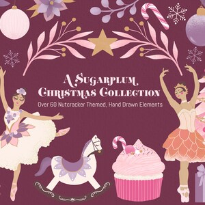 Sugarplum Nutcracker Clipart Nutcracker Clipart Christmas | Etsy