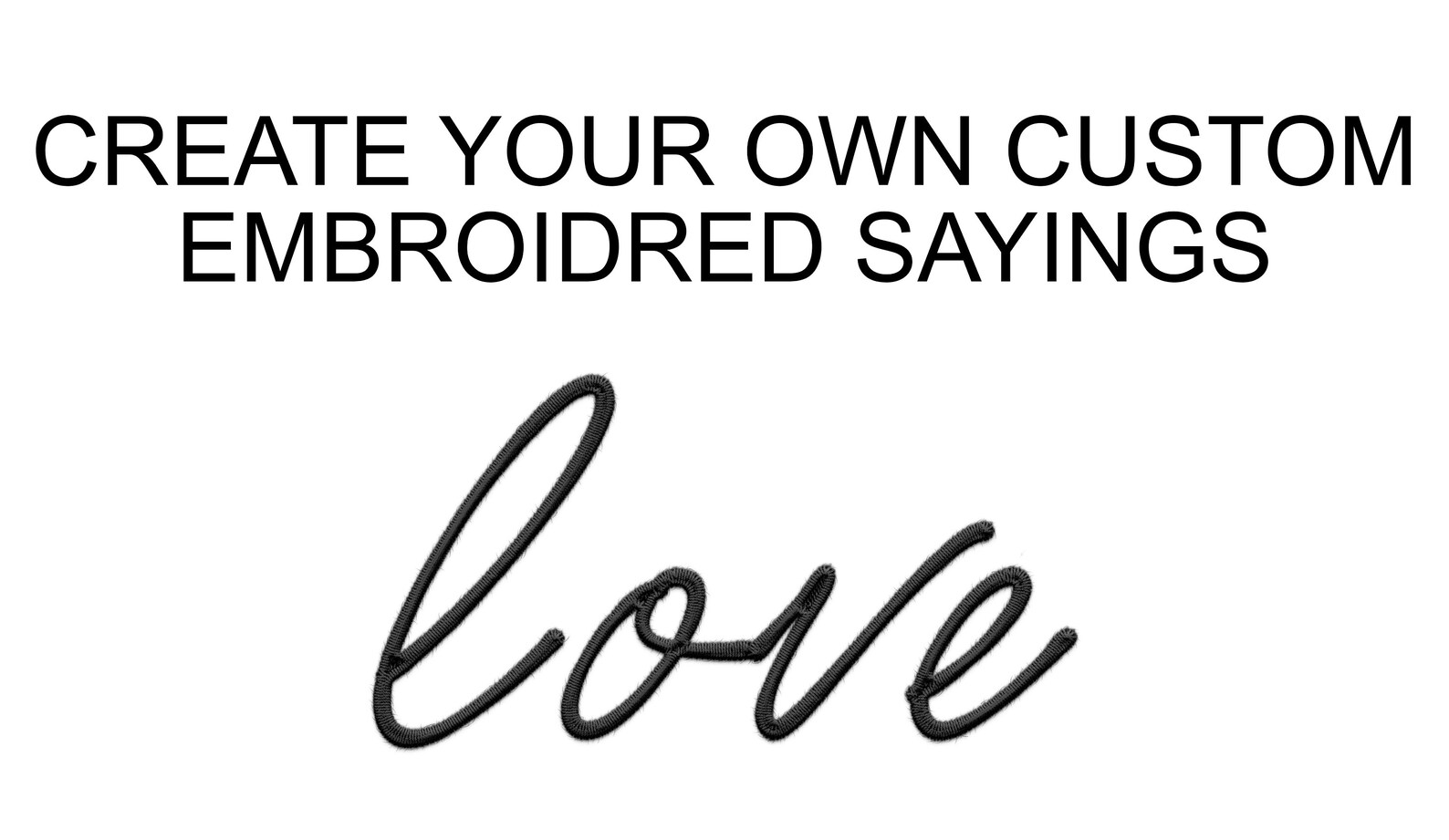 Embroidered Alpha PNG, Create Your Own, Faux Embroidered Alphabet Set ...