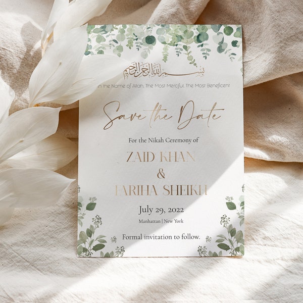 Nikah Ceremony Invitation - Etsy