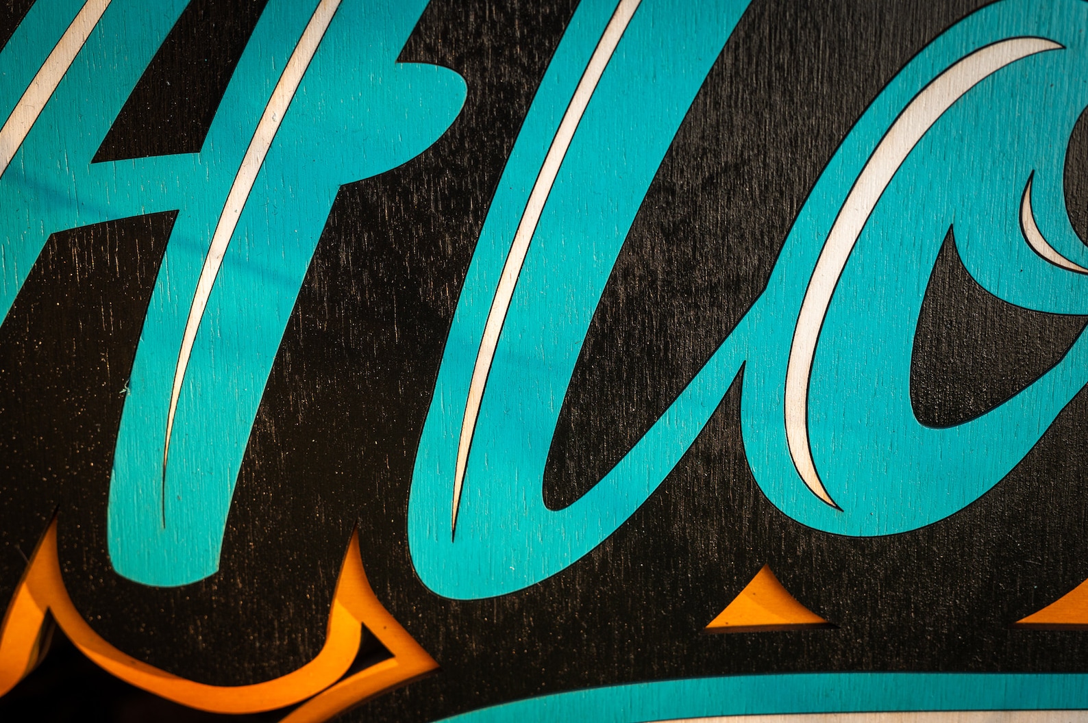 Aloha Backyard Tiki Bar Sign - Customer Lettering and LED Lighting ...