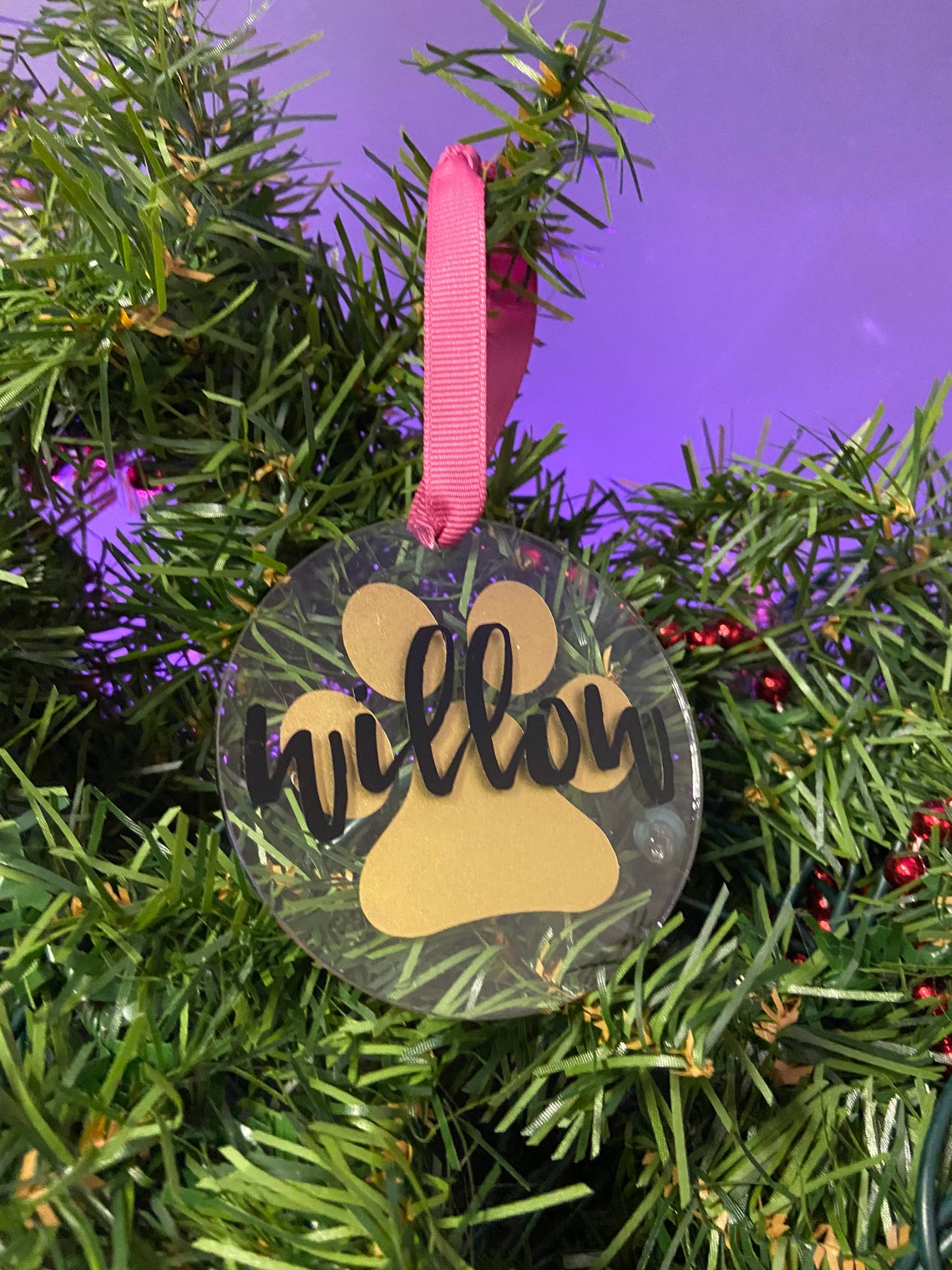 Paw Print Christmas Ornament Etsy paw-print-christmas-ornament-etsy