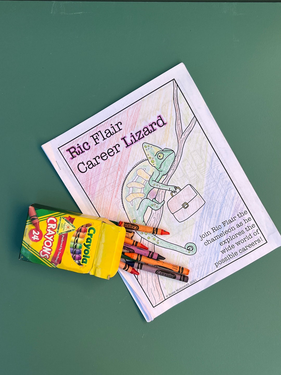 Ric Flair Career Lizard Coloring Book - Etsy