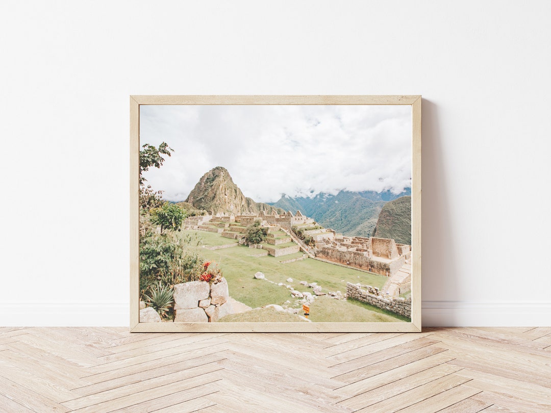 Machu Picchu Printable Art, Peru Inca Landscape Print, Machu Picchu ...
