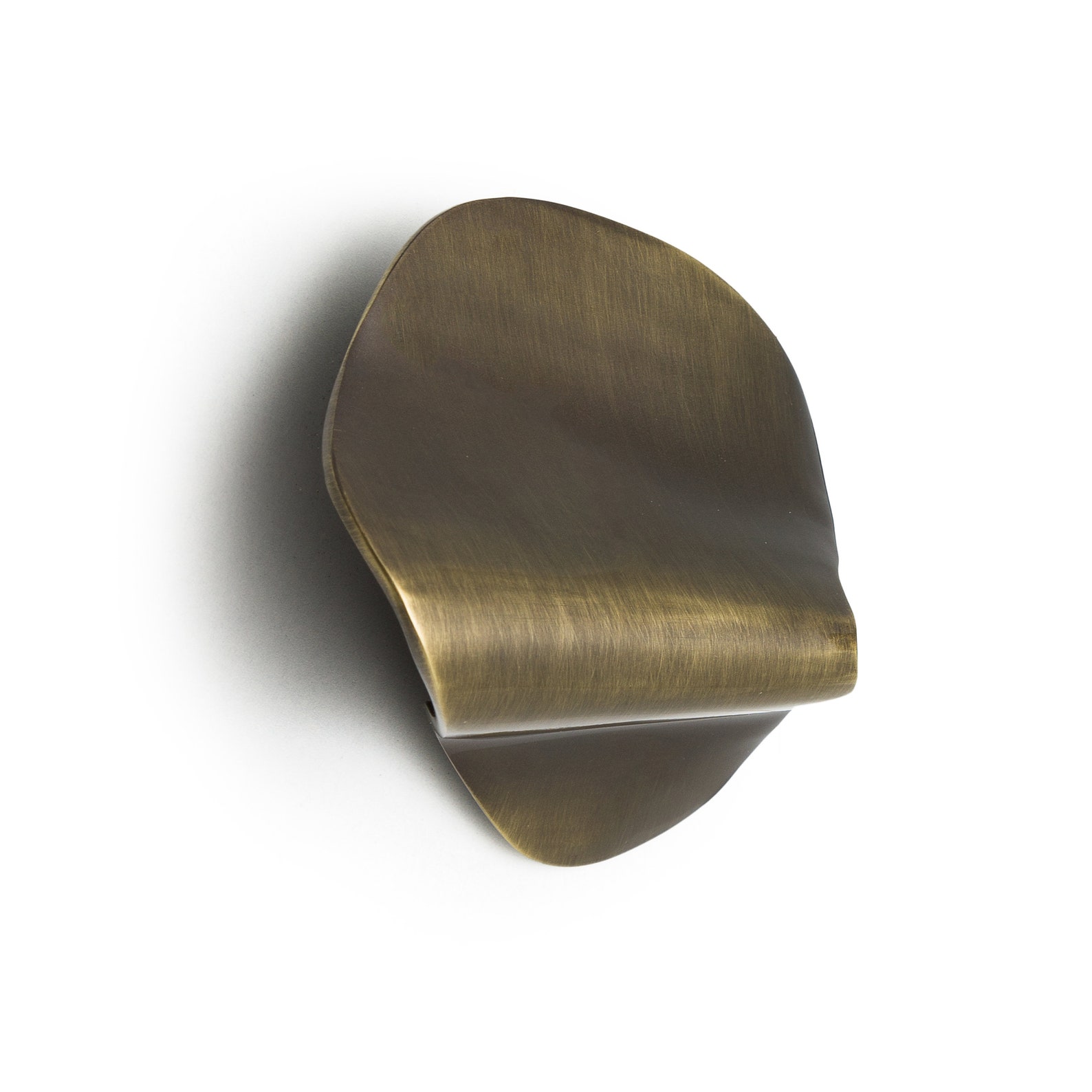 Modern Brass Drawer Pull, Abstract Cabinet Knob, Luxury Hardware - Etsy