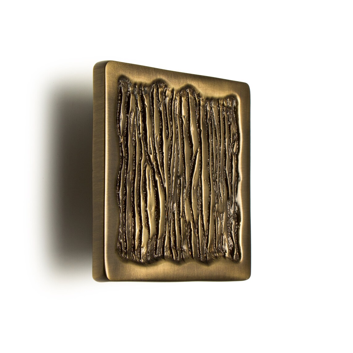 Brass Square Cabinet Pull Antique Finish Luxury Hardware - Etsy UK