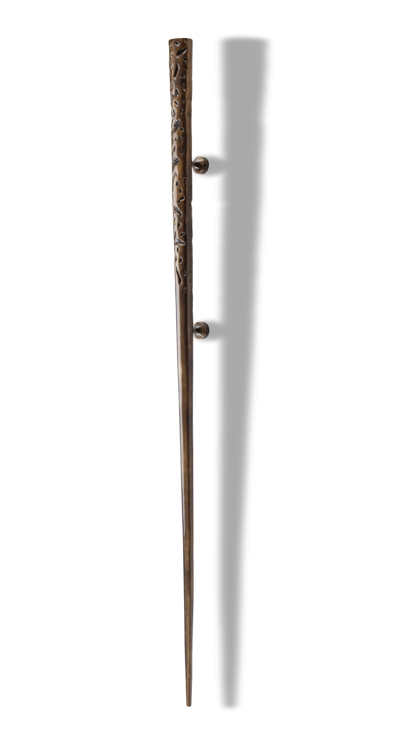 Tapered Front Door Handle of Solid Brass Textured Handle Pull - Etsy