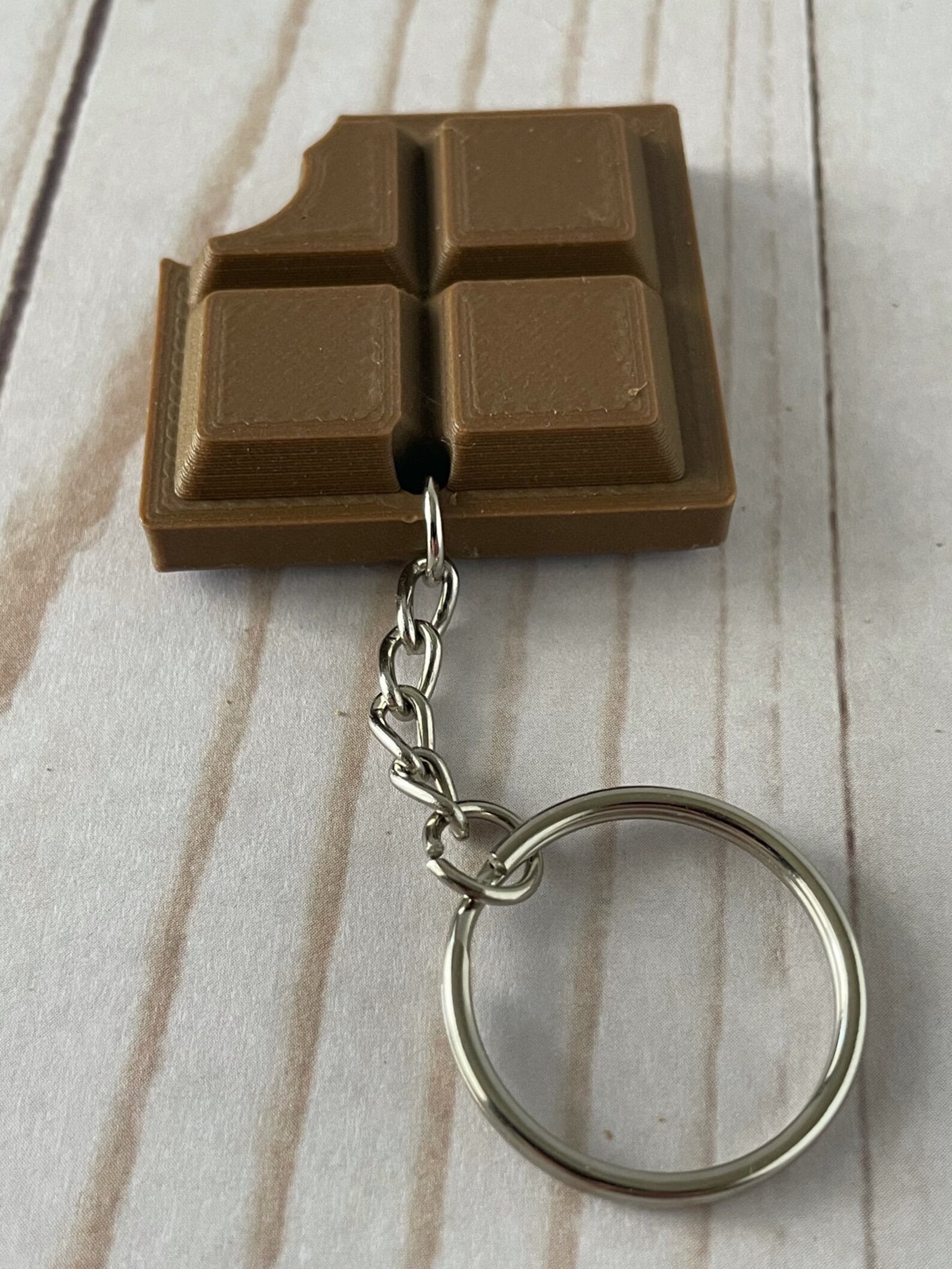 Chocolate Bar Keychain - Etsy