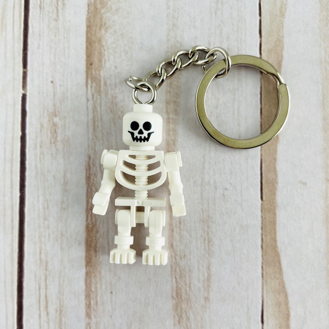 Spooky Skeleton Keyring Skeleton Zipper Pull Skeleton Keychain - Etsy
