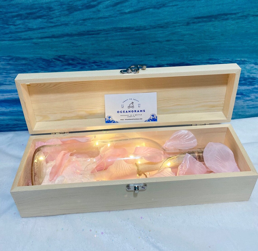 Long Distance Relationship Gift Message in a Bottle Personalized Gift ...