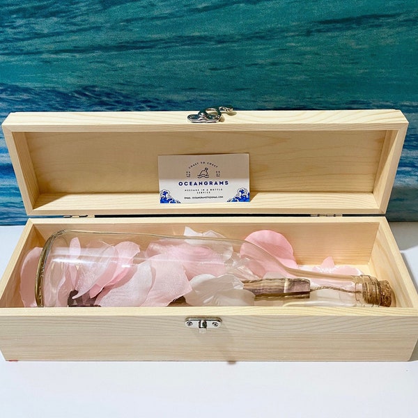 Glass Message Bottle - Etsy