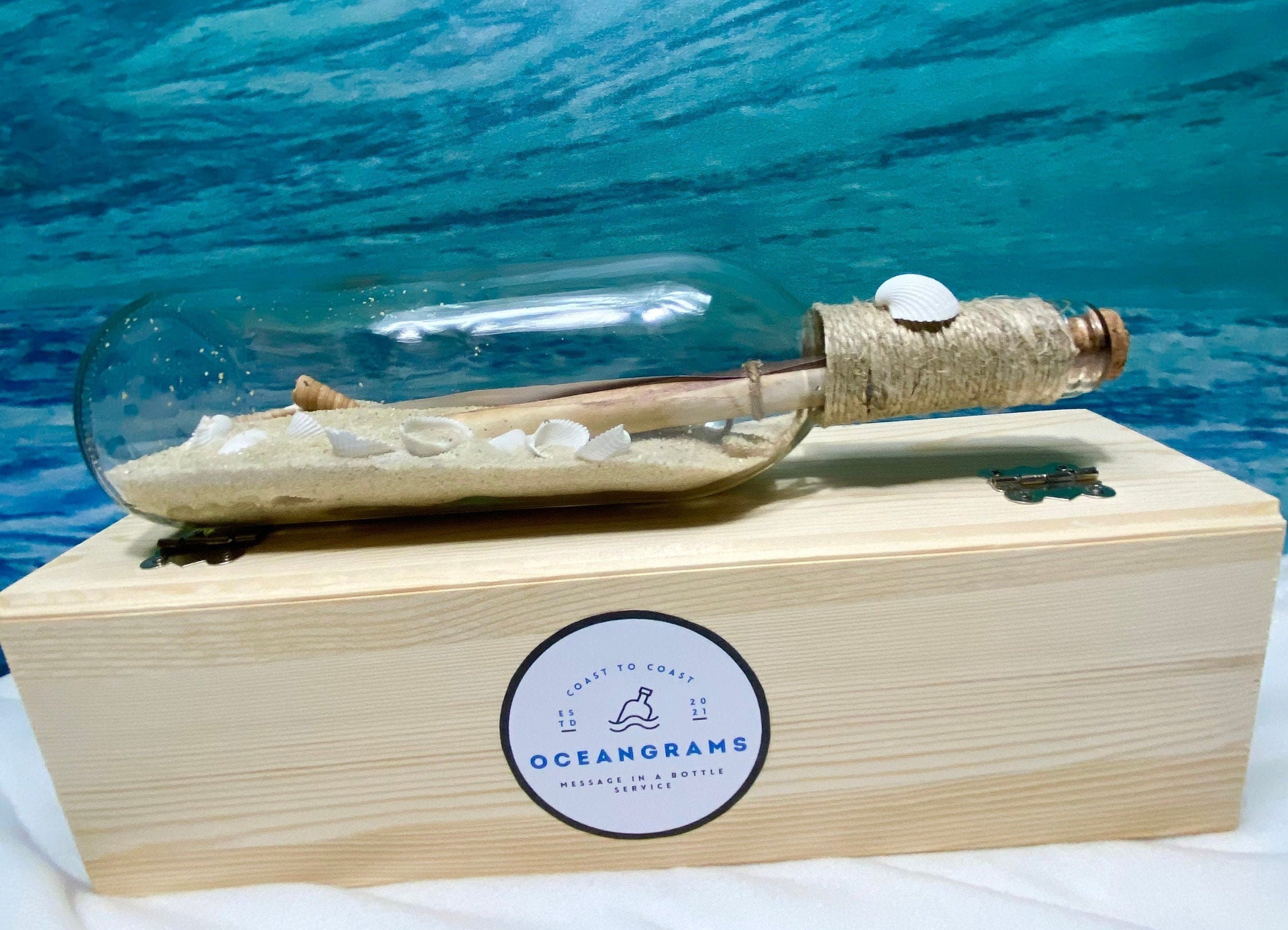 Personalized Message in a Bottle Gift: Custom Handwritten Scroll ...