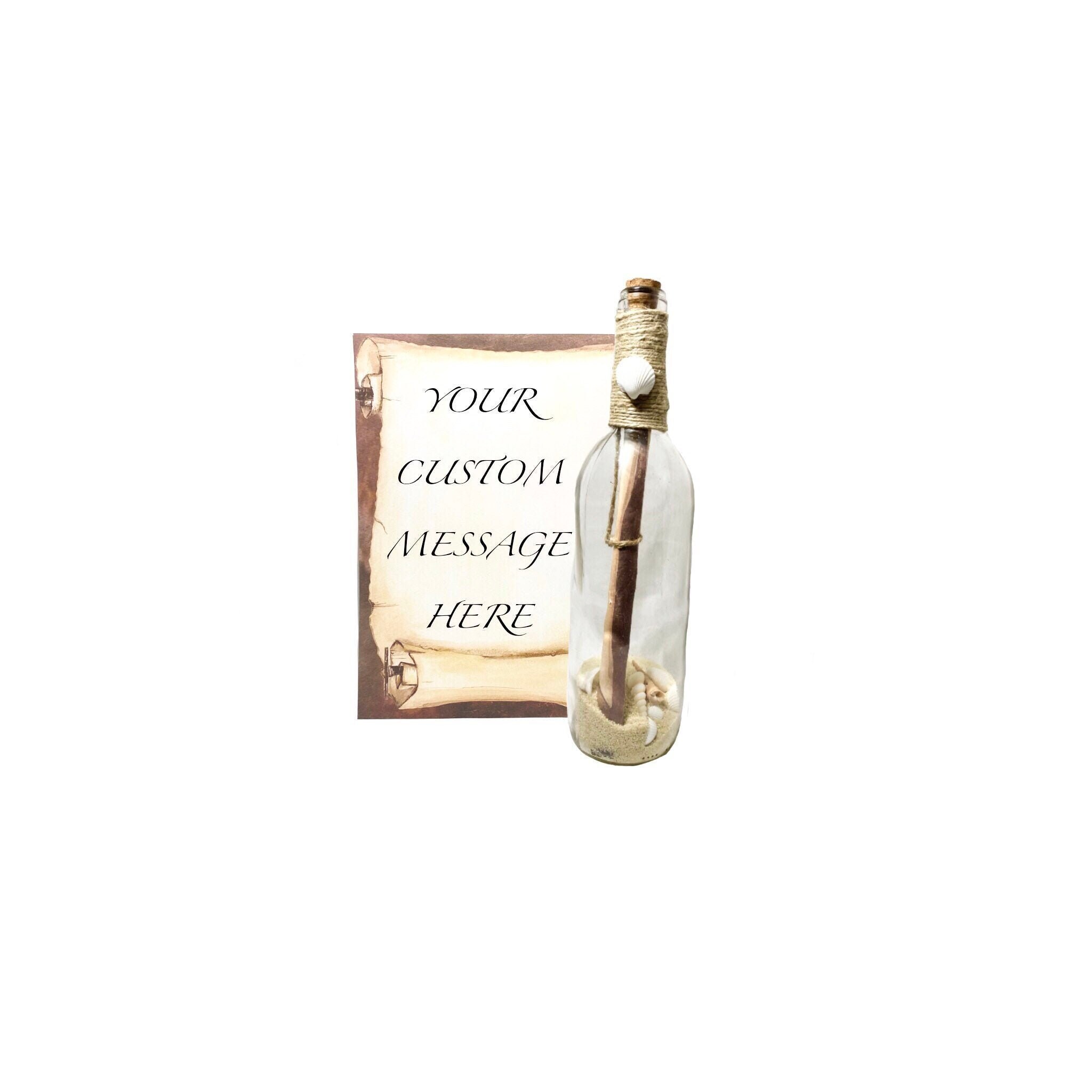 Apology Gift Message in a Bottle Gift Personalized Sorry Present Letter ...