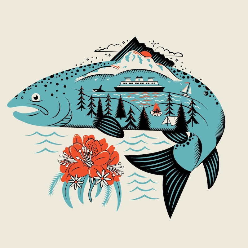 Pacific Northwest Art - Etsy