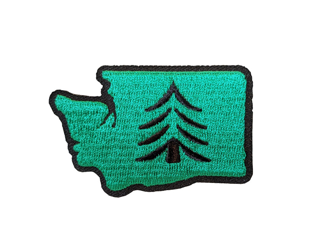 Washington State Evergreen Patch - Etsy