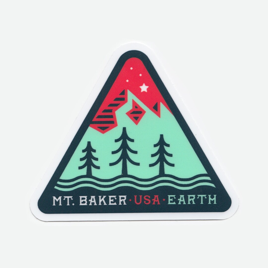 Mt. Baker Sticker - Etsy