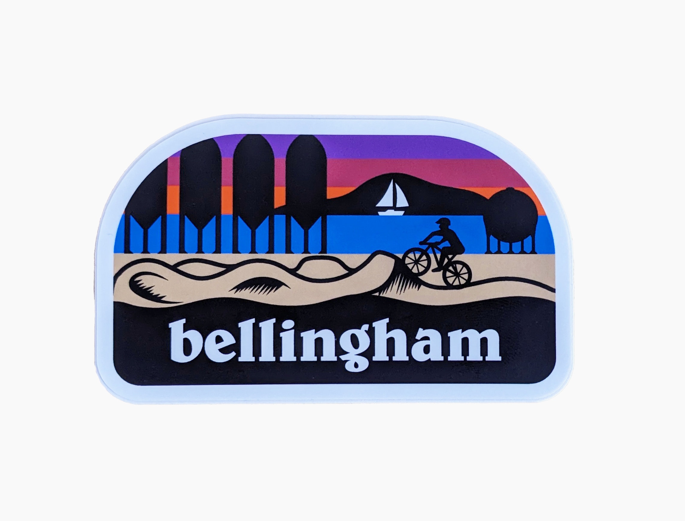 Bellingham Pump Track Sticker - Etsy