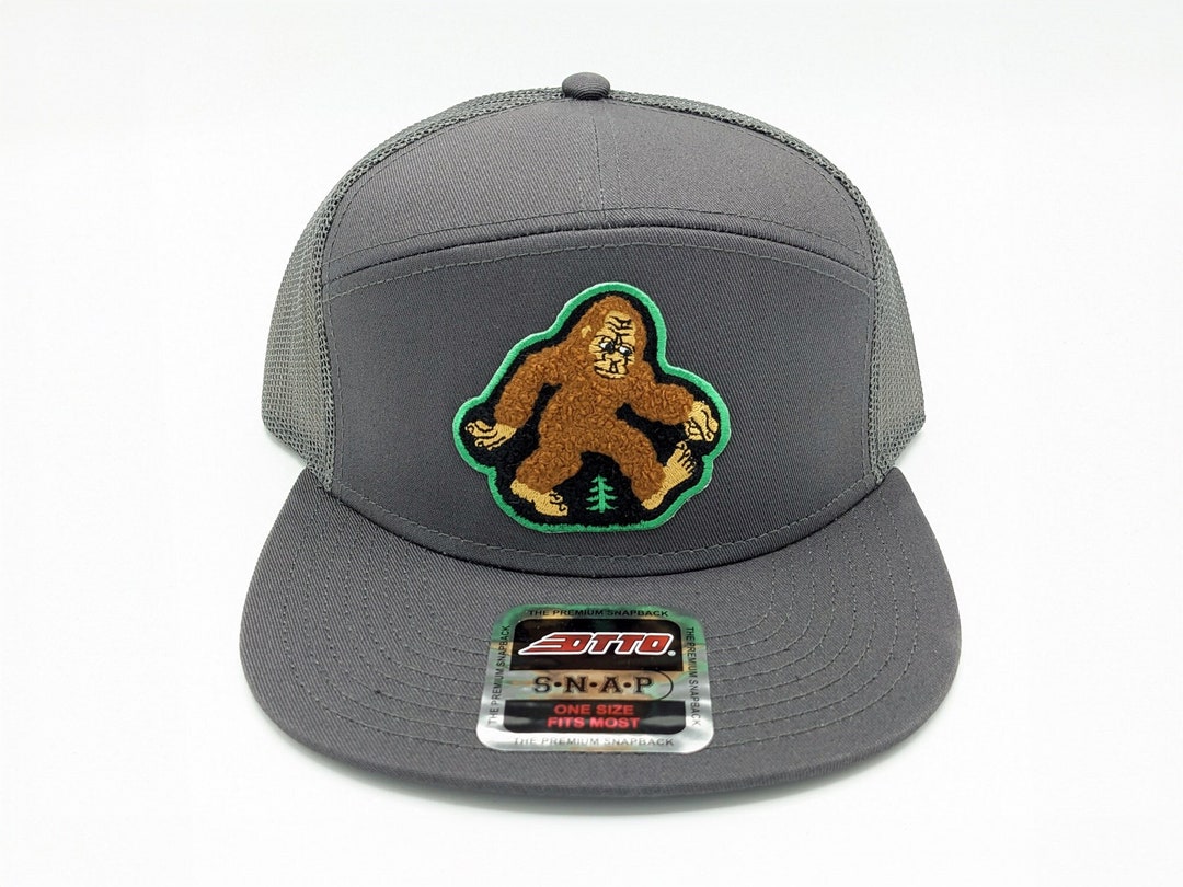 Fuzzy Bigfoot Snapback Hat - Etsy