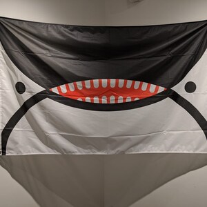 Orca Face Flag of Seattle - Etsy
