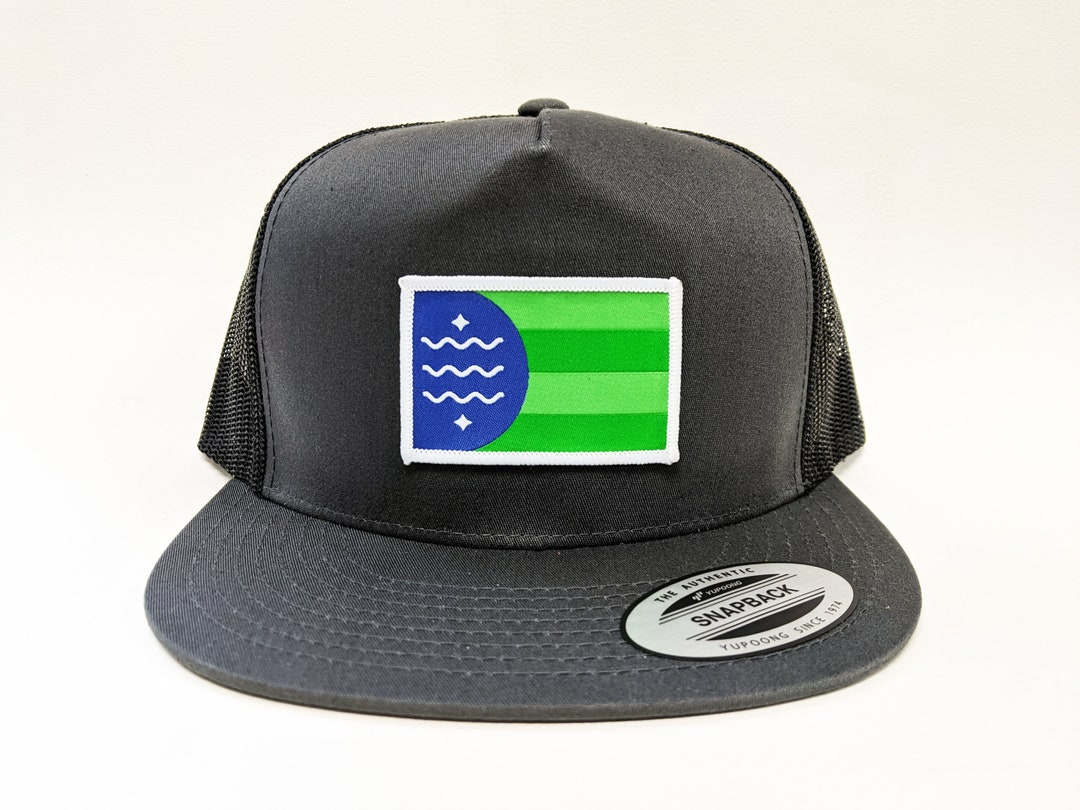 Bellingham Flag Color Snapback Hat - Etsy
